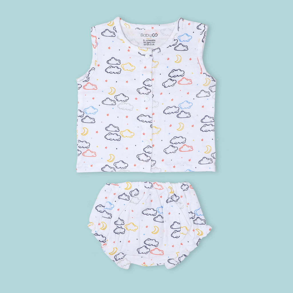 Cloudy Sky Jabla & Bloomers – BabyCo Organics