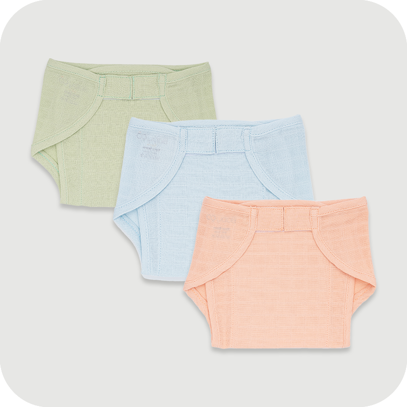 Solid Color Nappy Combo – BabyCo Organics