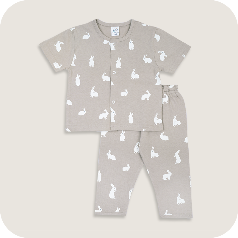 Baby Rabbit Pyjama Set – BabyCo Organics